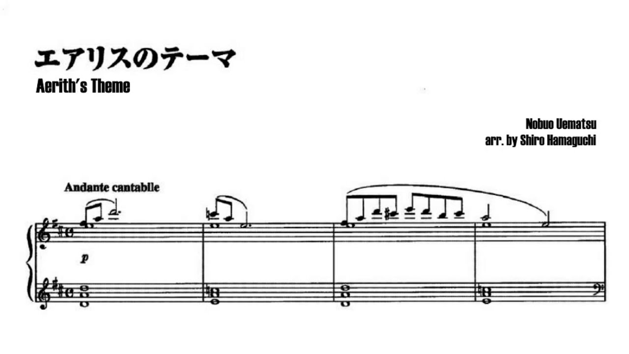 Advanced Piano: Aerith's Theme (arr. by Shiro Hamaguchi) - YouTube