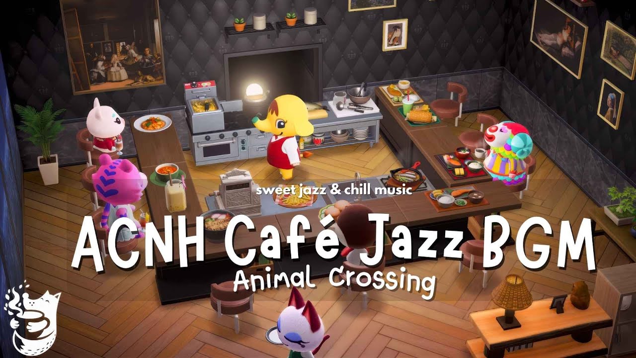 ACNH Café Jazz BGM | Chill & Relaxing Animal Crossing Music for Cozy ...
