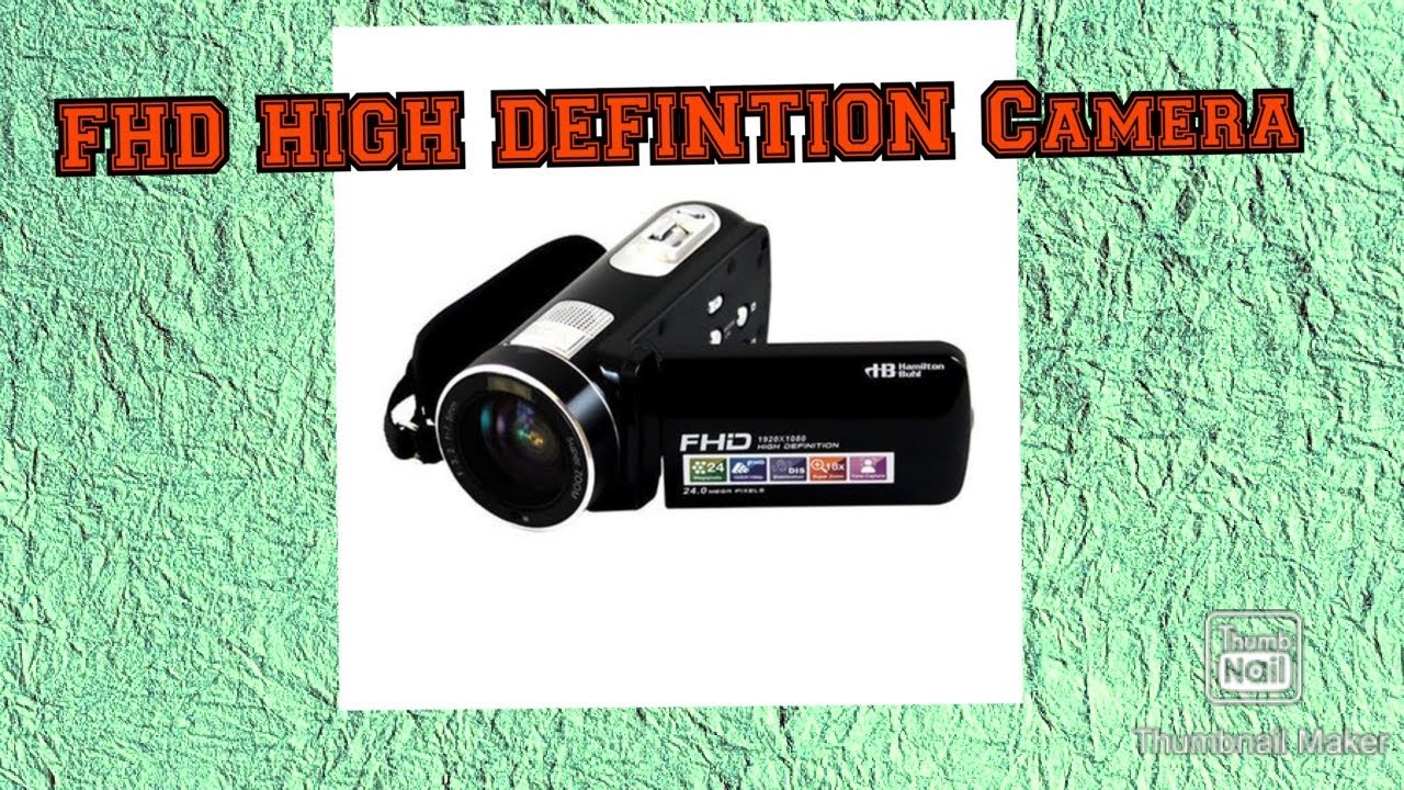 unboxing FHD High definition camera - YouTube