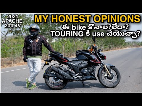 My Honest Opinions on 2021 Apache 200-4V in TELUGU |Should you buy? Can we use for TOURING?