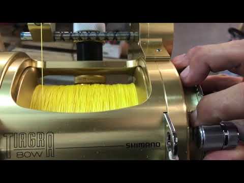 How to spool Hooker Electric reel w/level wind