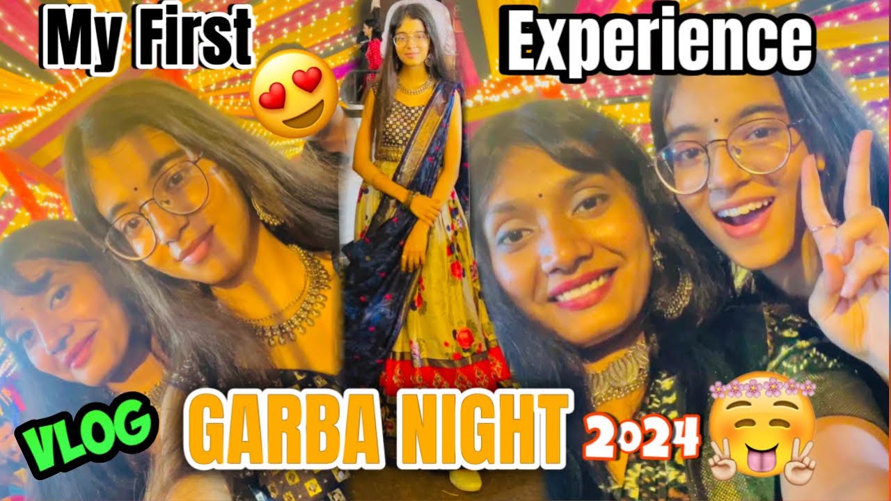 GRWM + First Time Garba Night Experience with jaggu💗 | Sandhya Raghav ...