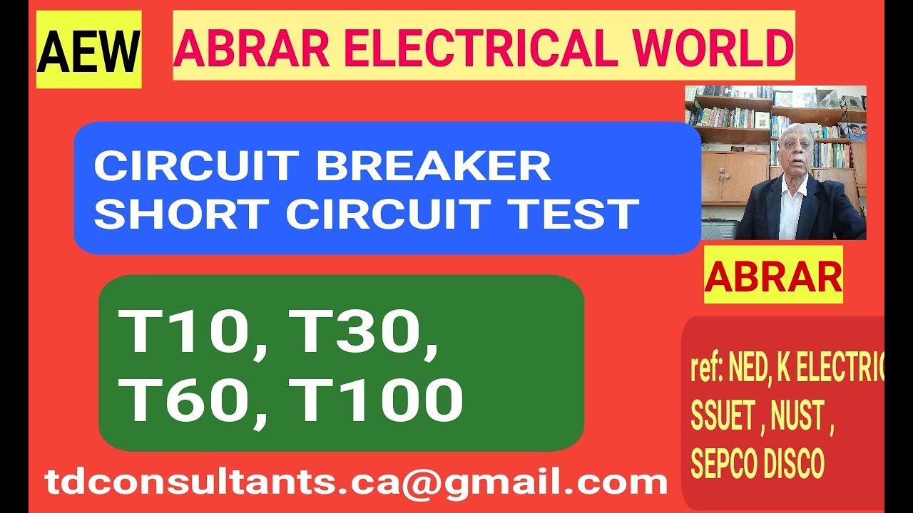 SHORT CIRCUIT DUTY TESTS T10 T30 T60 T100 - YouTube