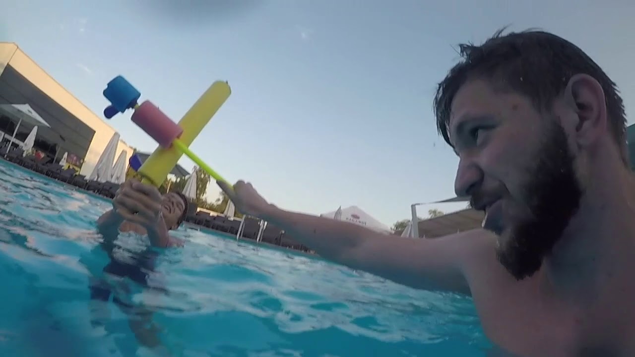 Pool Party GoPro slow motion - YouTube