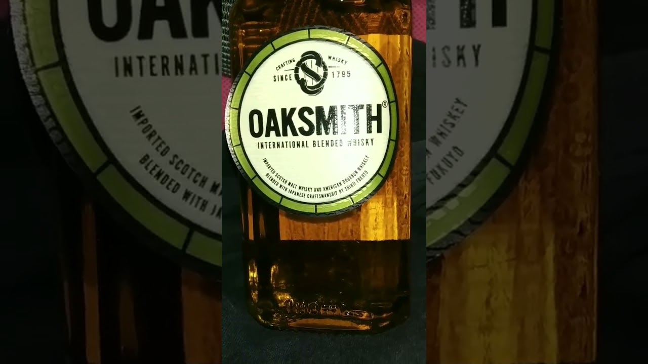 oak smith international blended whisky review - YouTube