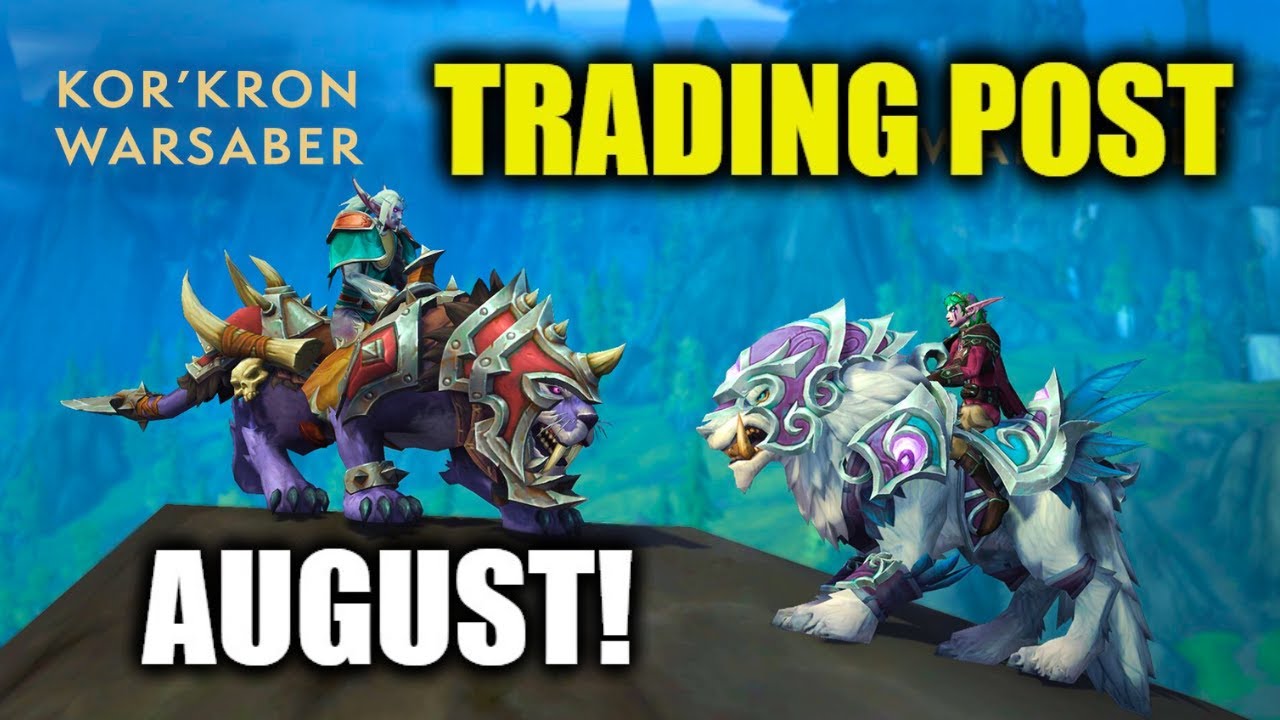 New Trading Post Items & Rewards For August CONFIRMED! WoW Dragonflight ...
