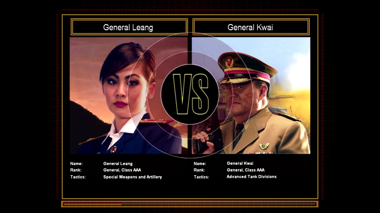 Command & Conquer Shockwave Challenge Mod: General Leang Vs General ...