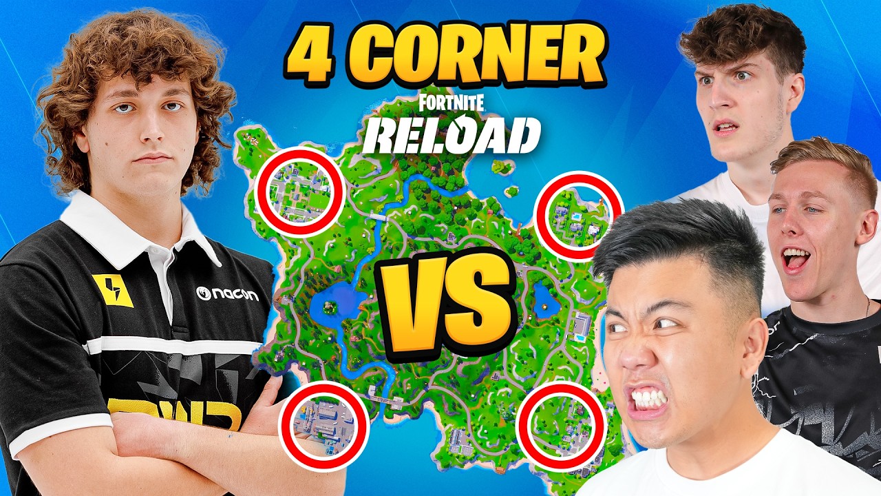 Fortnite Reload 4 CORNER Challenge (Ft. PWR) - YouTube