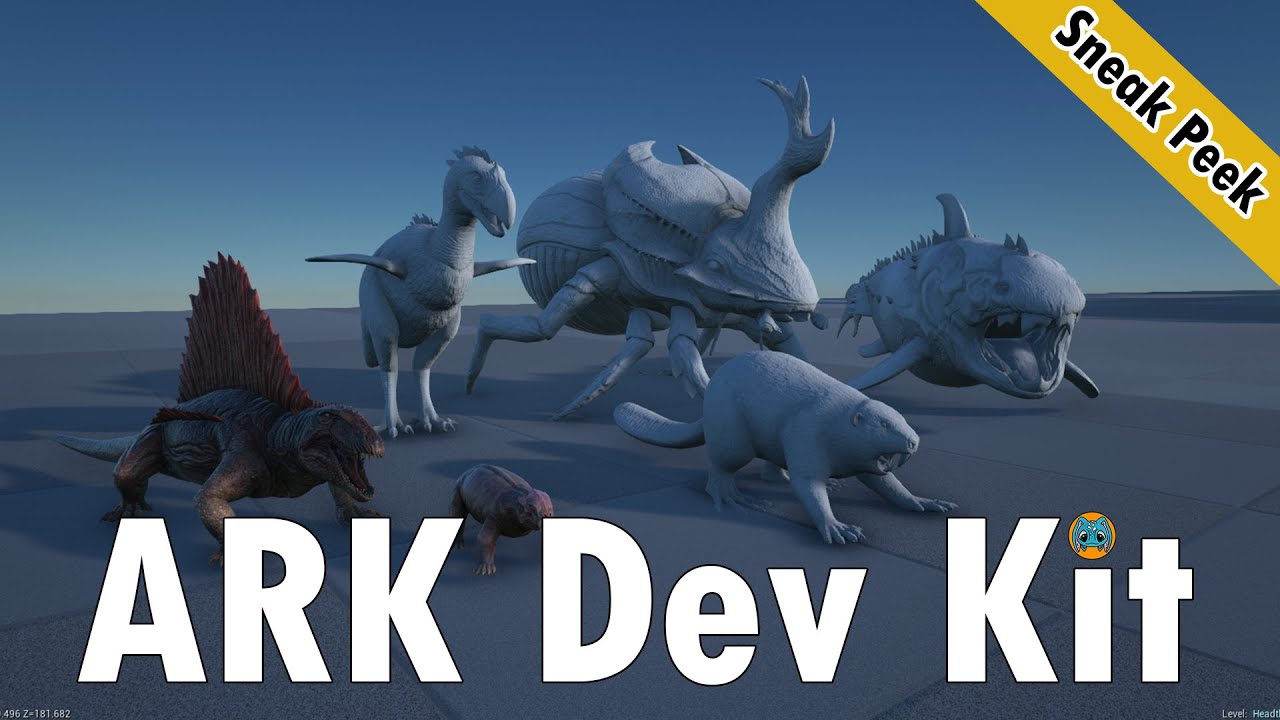 ARK Survival Evolved Dev Kit Sneak Peek | Terror Bird,Giant Beaver ...