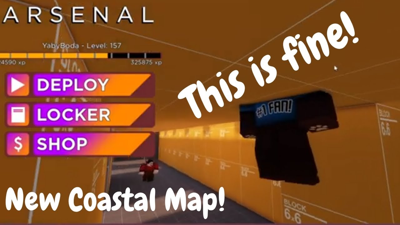 Winning in Coastal - New Map [Arsenal - Roblox] - YouTube