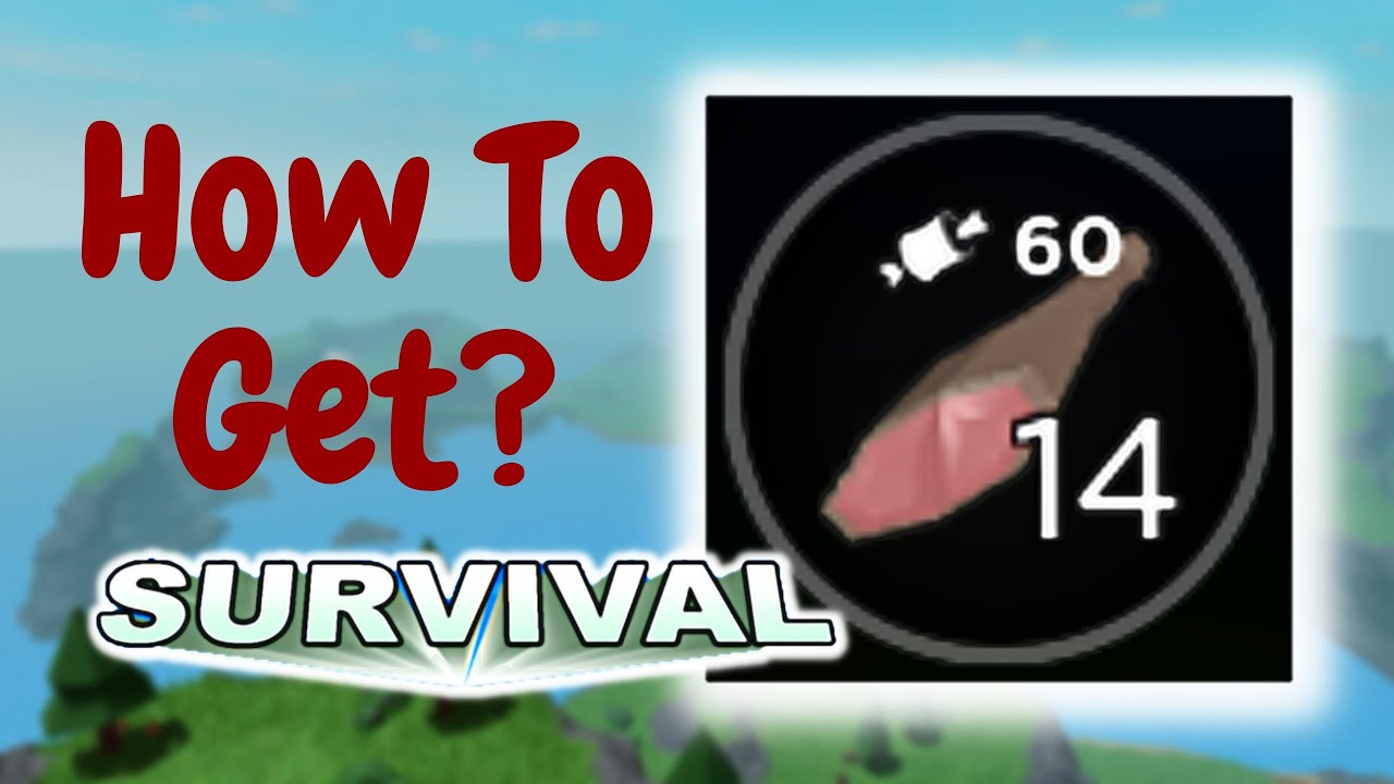 How To Get Cooked Meat? | Roblox The Survival Game - YouTube