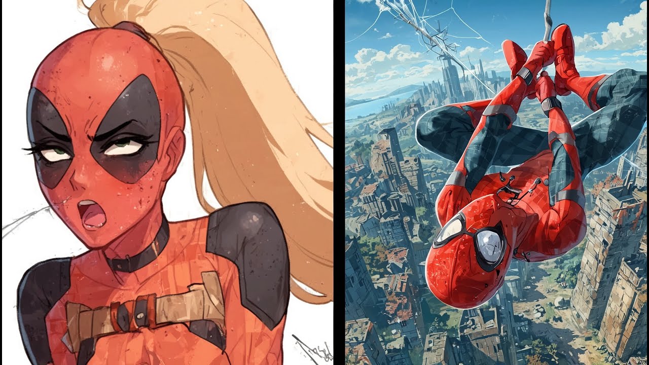 Deadpool Charmed Spider Man ! Comic Dub - YouTube