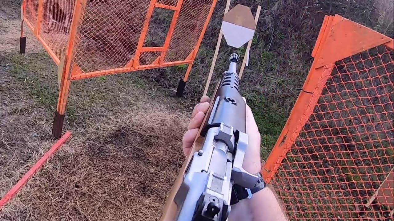 Mini 14 Run & Gun with the new Samson Mfg side folder - YouTube