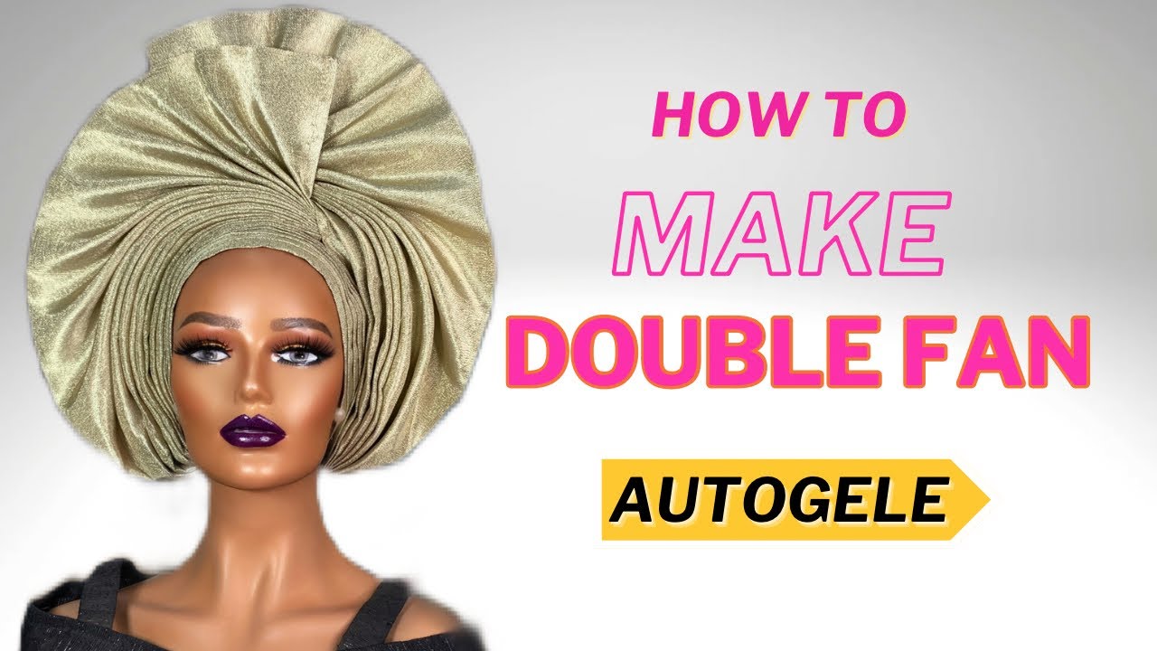 HOW TO MAKE DOUBLE FAN AUTOGELE Advanced Class |munnoh - YouTube