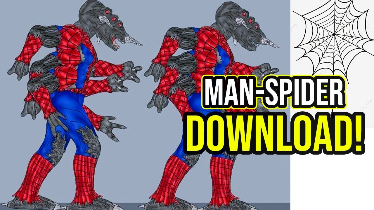 MONSTER? Man-Spider DC2 Download - Drawing Cartoons 2 Spider-Man ...