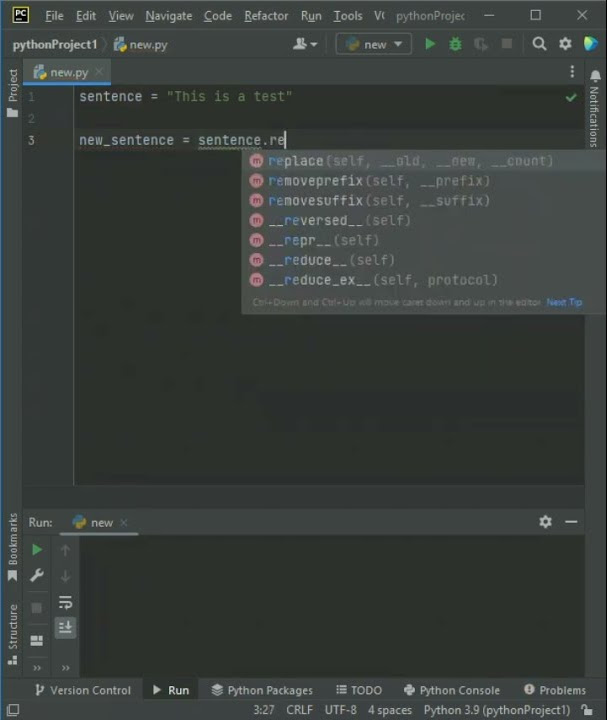 Python Program To Replace Characters Of A String Pythontutorial Pythonprojects Python Shorts