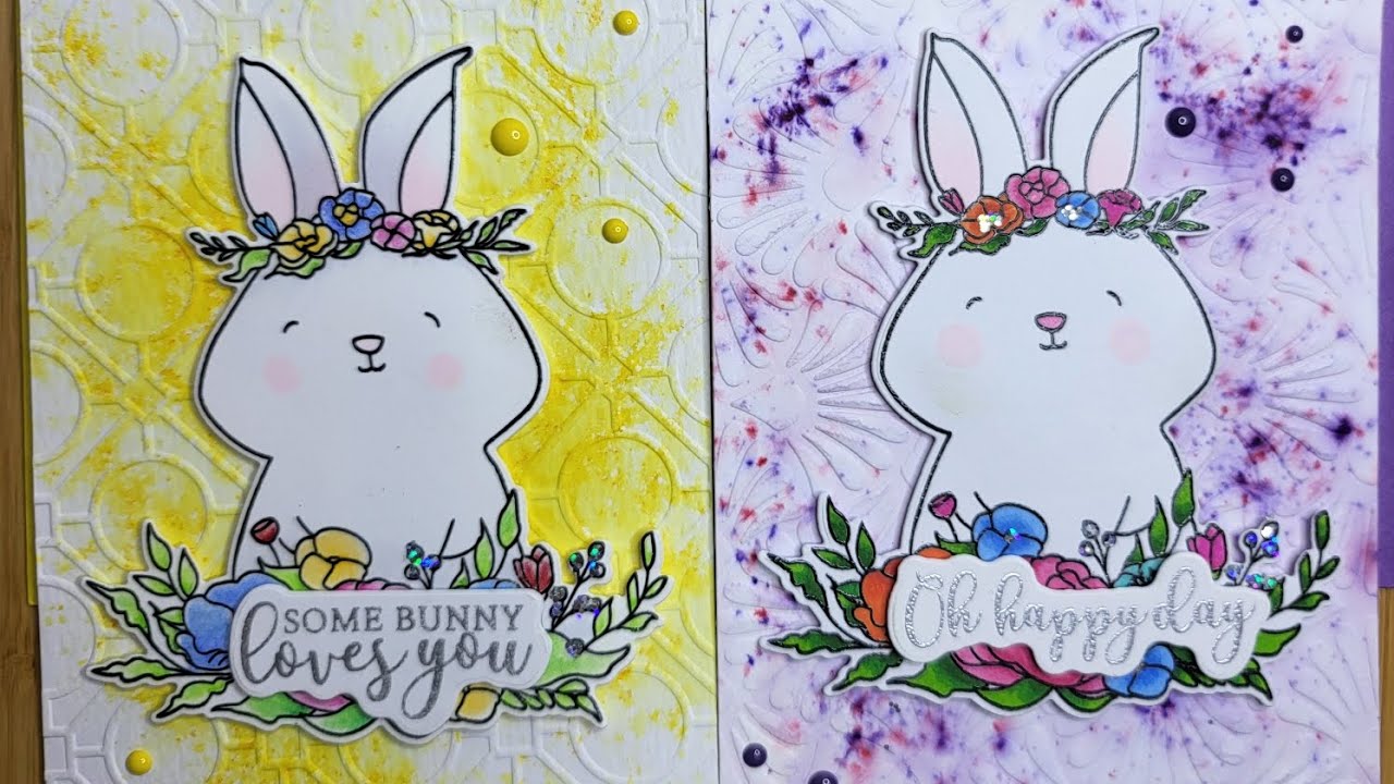 BRUSHO backgrounds using bunny coloured in with gamsol for cars PART 2 ...
