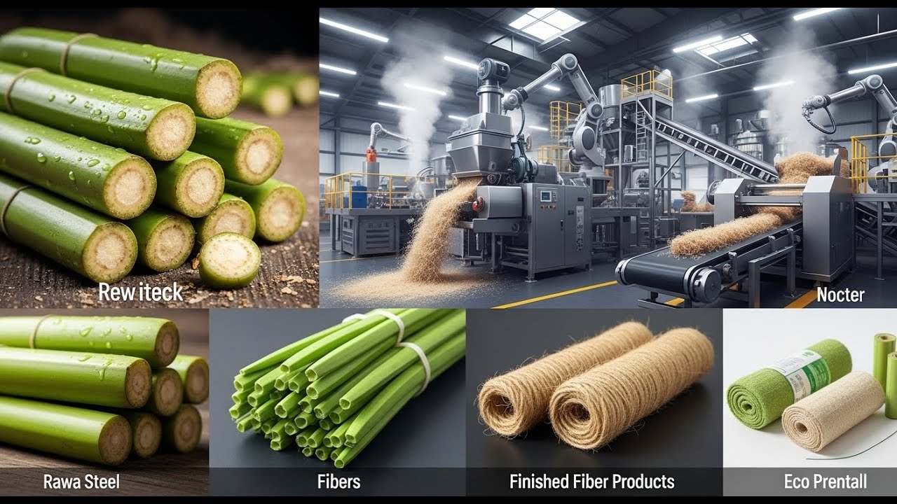 Inside the Largest High-Tech Banana Stem Factory You've Never Seen ...