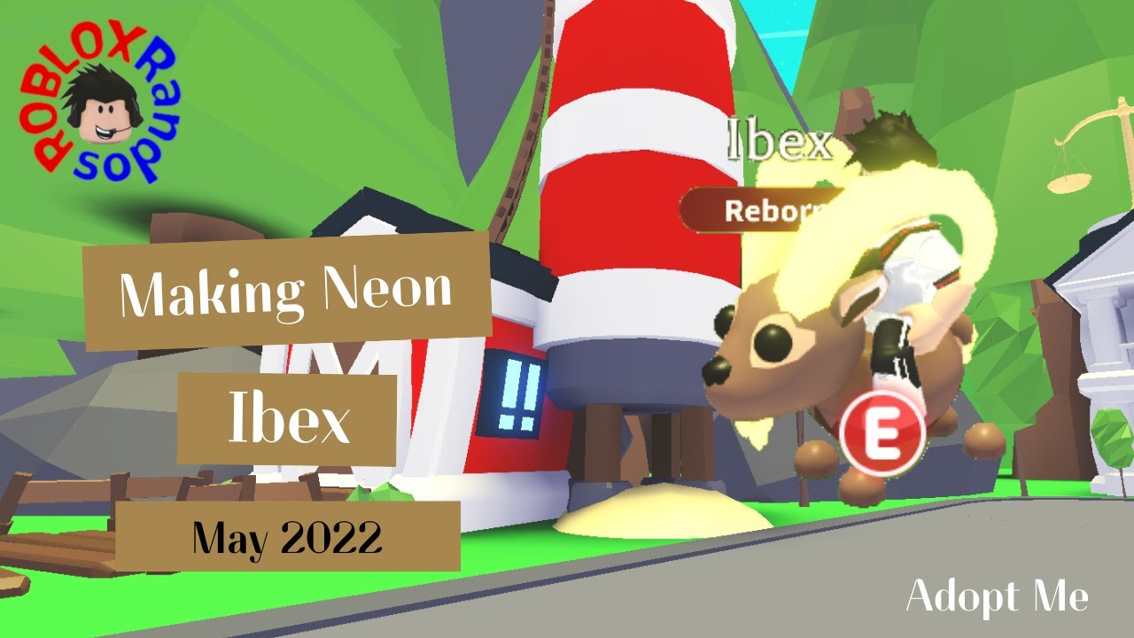 Making NEON IBEX in Adopt me Roblox! - YouTube