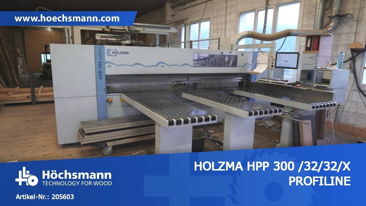 HOLZMA HPP 300 /32/32/X PROFILINE (Höchsmann Klipphausen) - YouTube