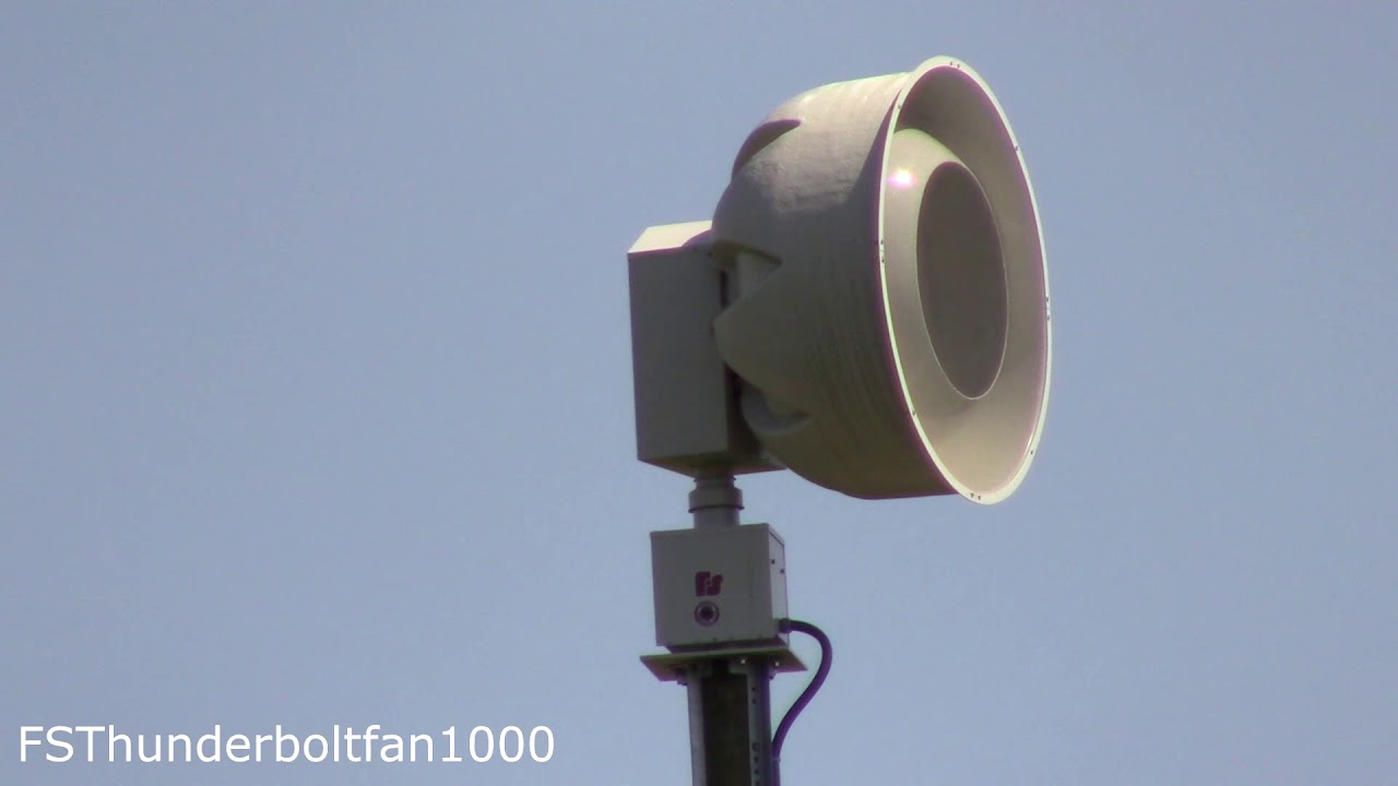 Federal Signal 508 Siren Test Alert - Sheboygan, WI on 7/25/18 - YouTube