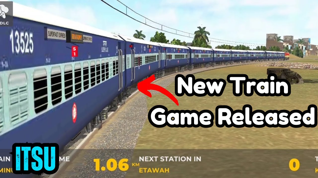New Train Game Released 😍🔥| HD Gameplay | Indian Train Simulator ...