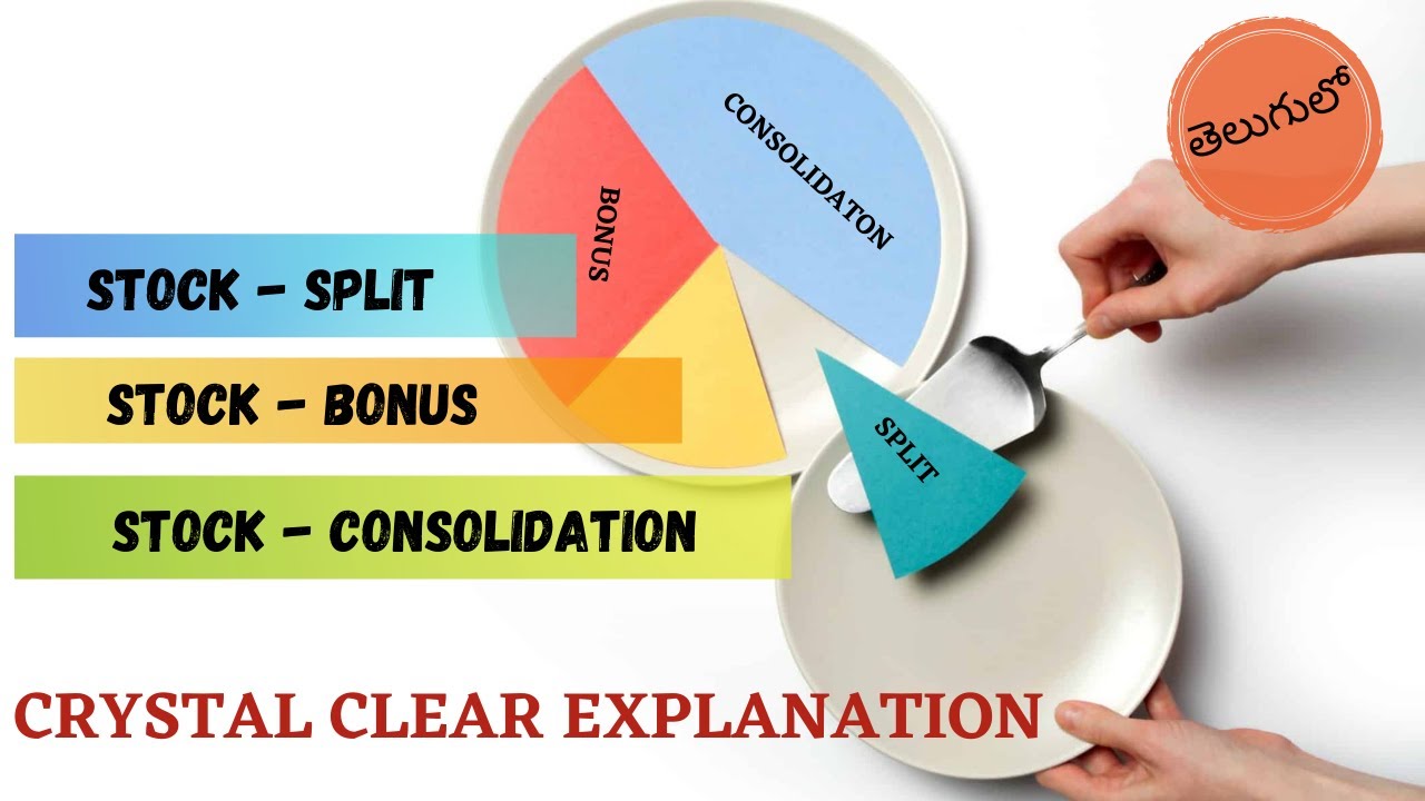 Stock split vs bonus || stock consolidation || difference between stock ...