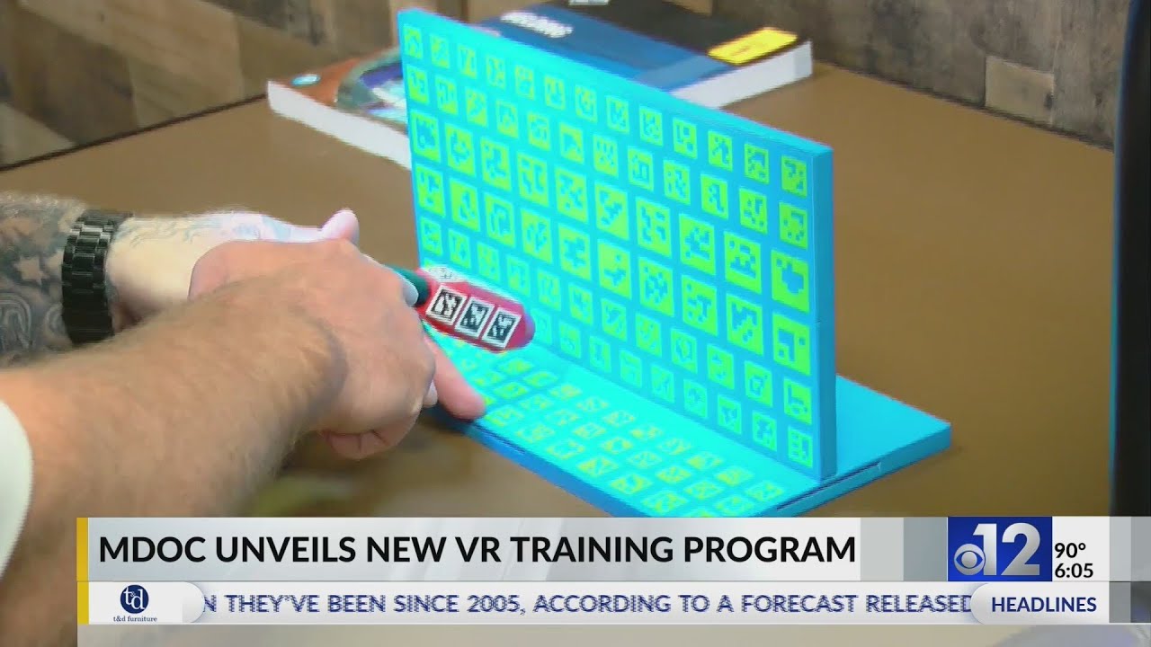 MDOC showcases new VR training program - YouTube