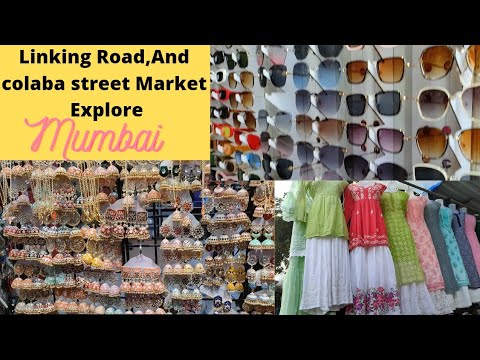 Linking Road Bandra | Colaba street Market Explore | Mumbai | Shopping ...