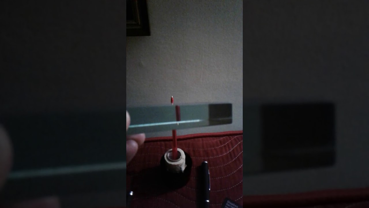 13: Light - Refraction in block of glass. - YouTube