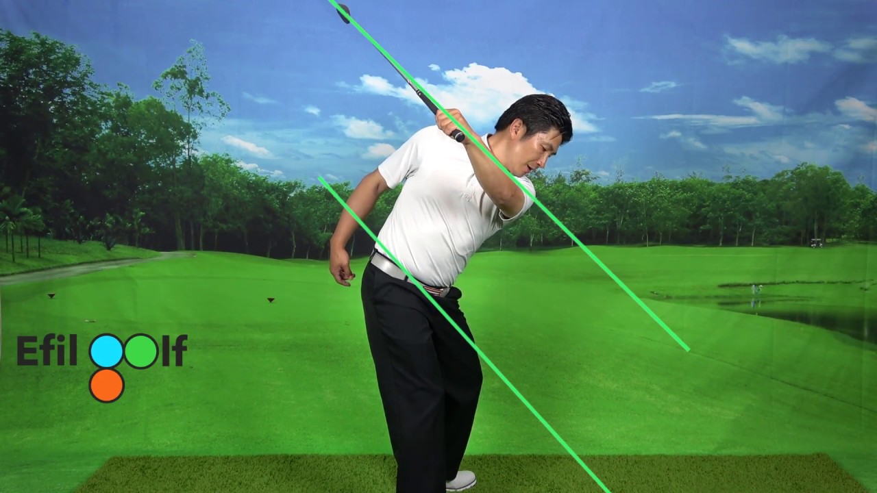 The right Golf back swing - YouTube