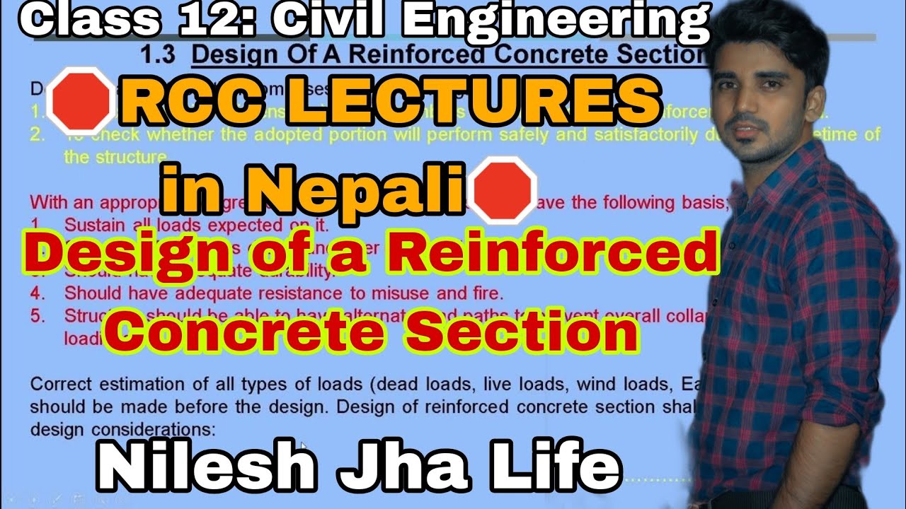 4 || Class 12: Civil Engineering | RCC |Design Of A Reinforced Concrete ...