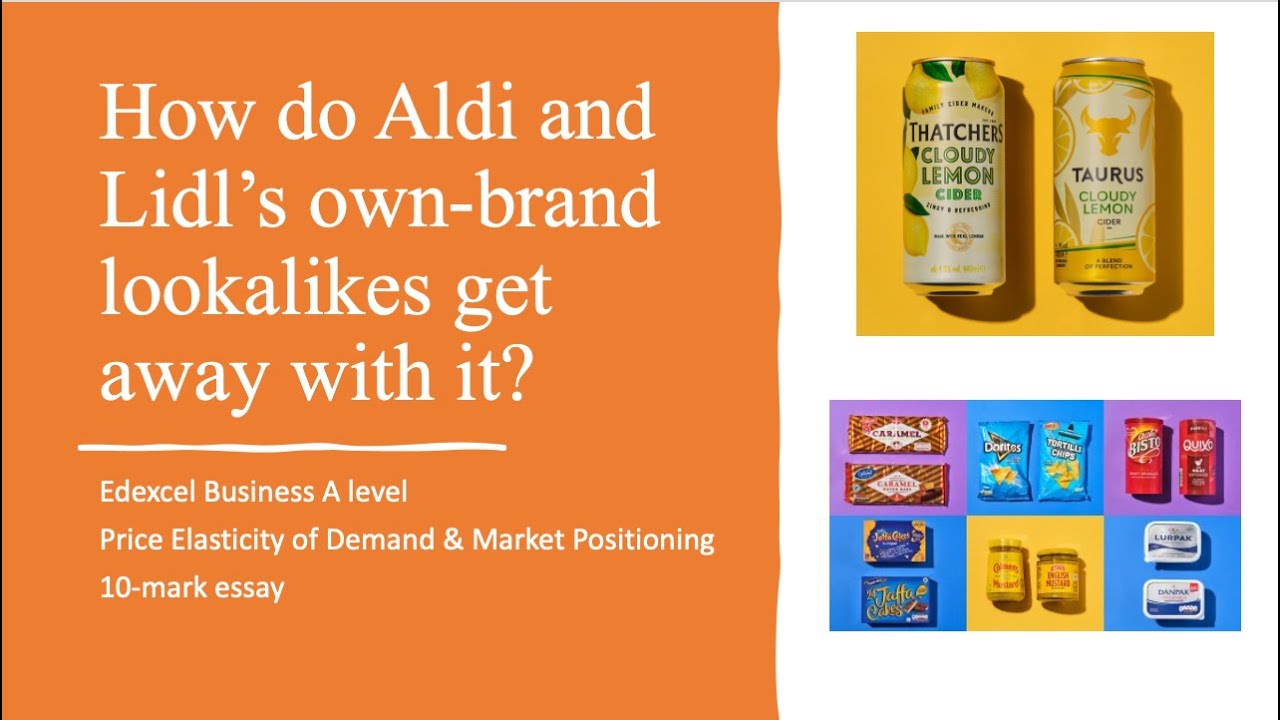 PED, Market Positioning and Branding - How do Aldi and Lidl’s own-brand ...