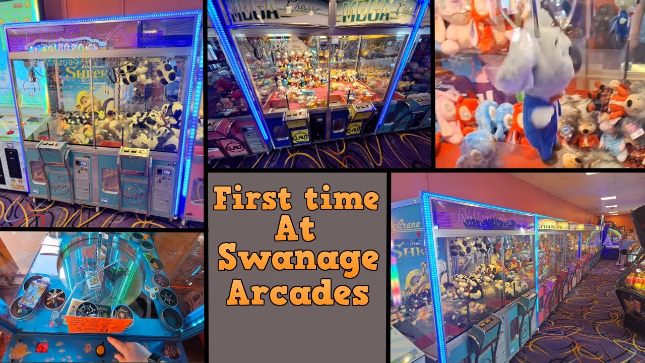 My first time playing at the arcades Swanage / Arcade Trips UK - YouTube
