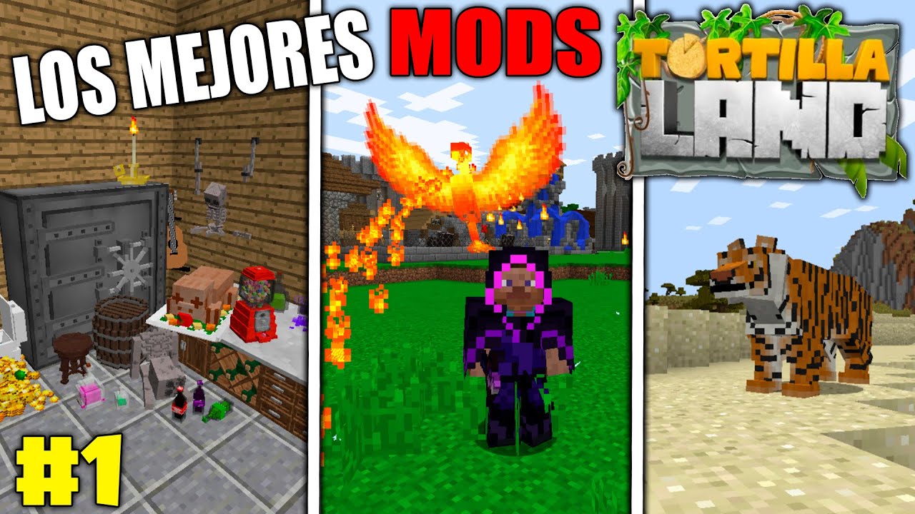 🔥Top 10 MEJORES MODS de TORTILLALAND para Minecraft 1.12.2 🔥#1|Magia ...