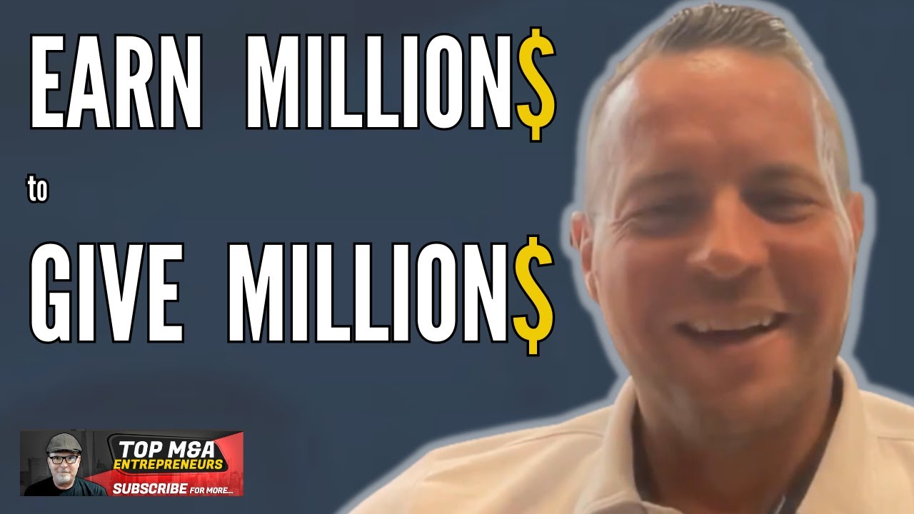 Eddie Wilson talks about what it means to Earn More to Give More - YouTube