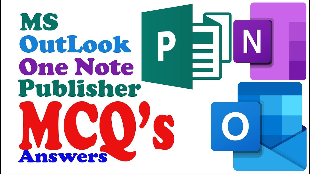 MCQs and Answers on MS Outlook, OneNote, and Publisher | Preparation ...