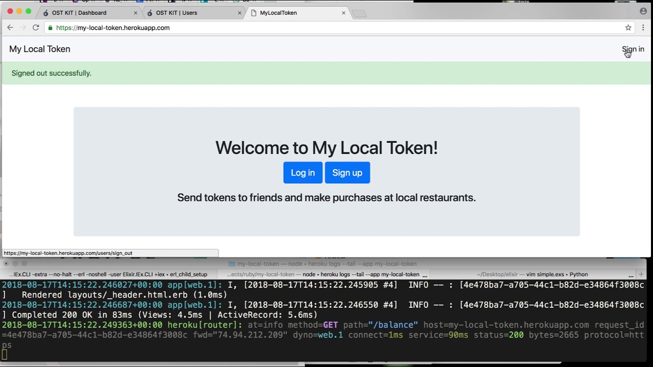 Local Token Proof of Concept! - YouTube