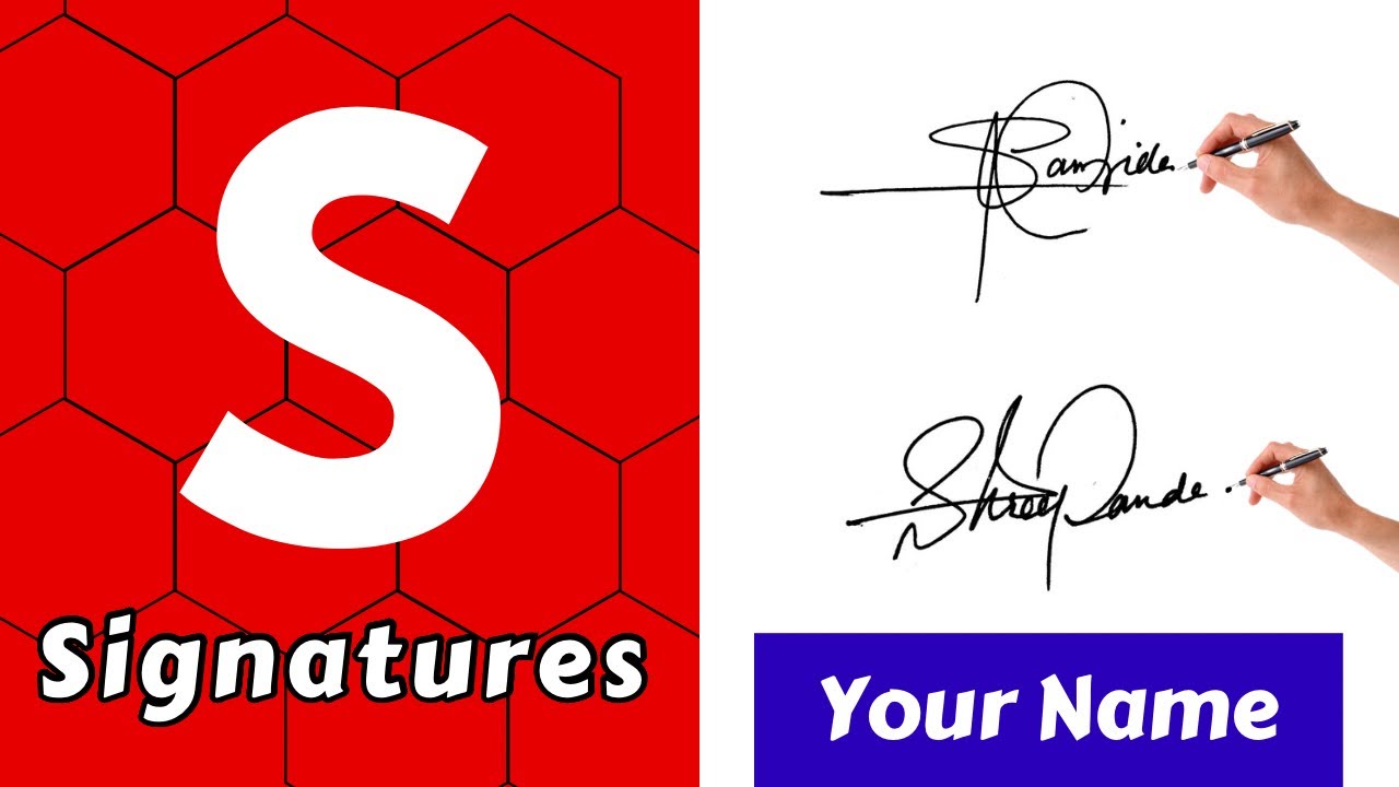 S Signatures | signature ideas for letter s | S signature style simple ...