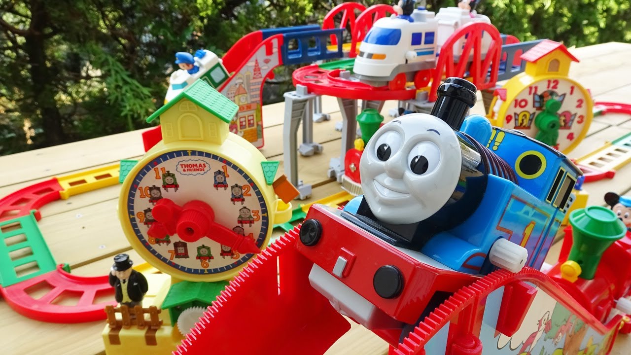 Thomas the Tank Engine ☆ Mountain Amusement Park & Disney Toy Train 3 ...