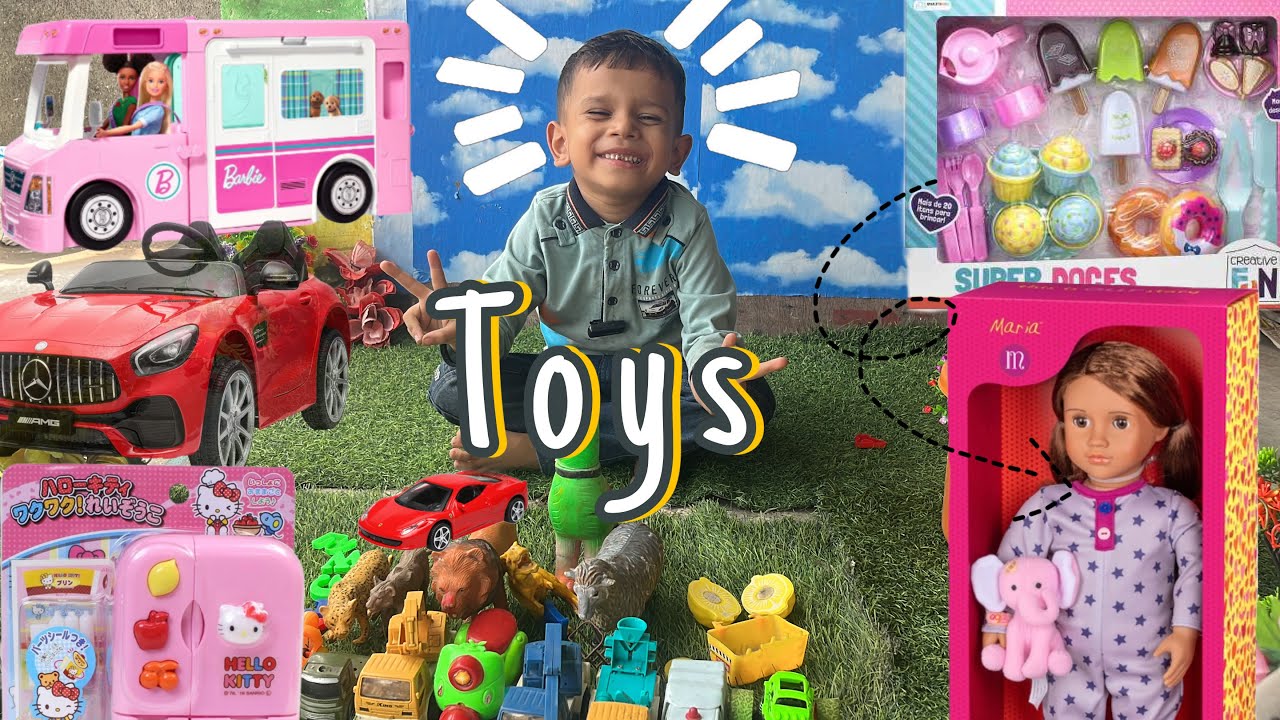 Toy Unboxing 🥰 My First Vlog / cute kid videos/ My Toys Collection ...