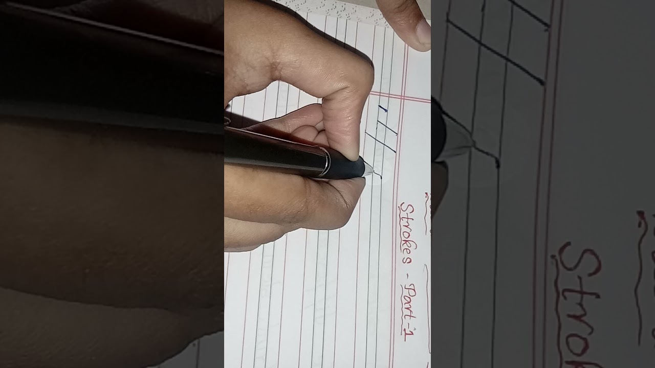 lucida handwriting strokes part1 - YouTube