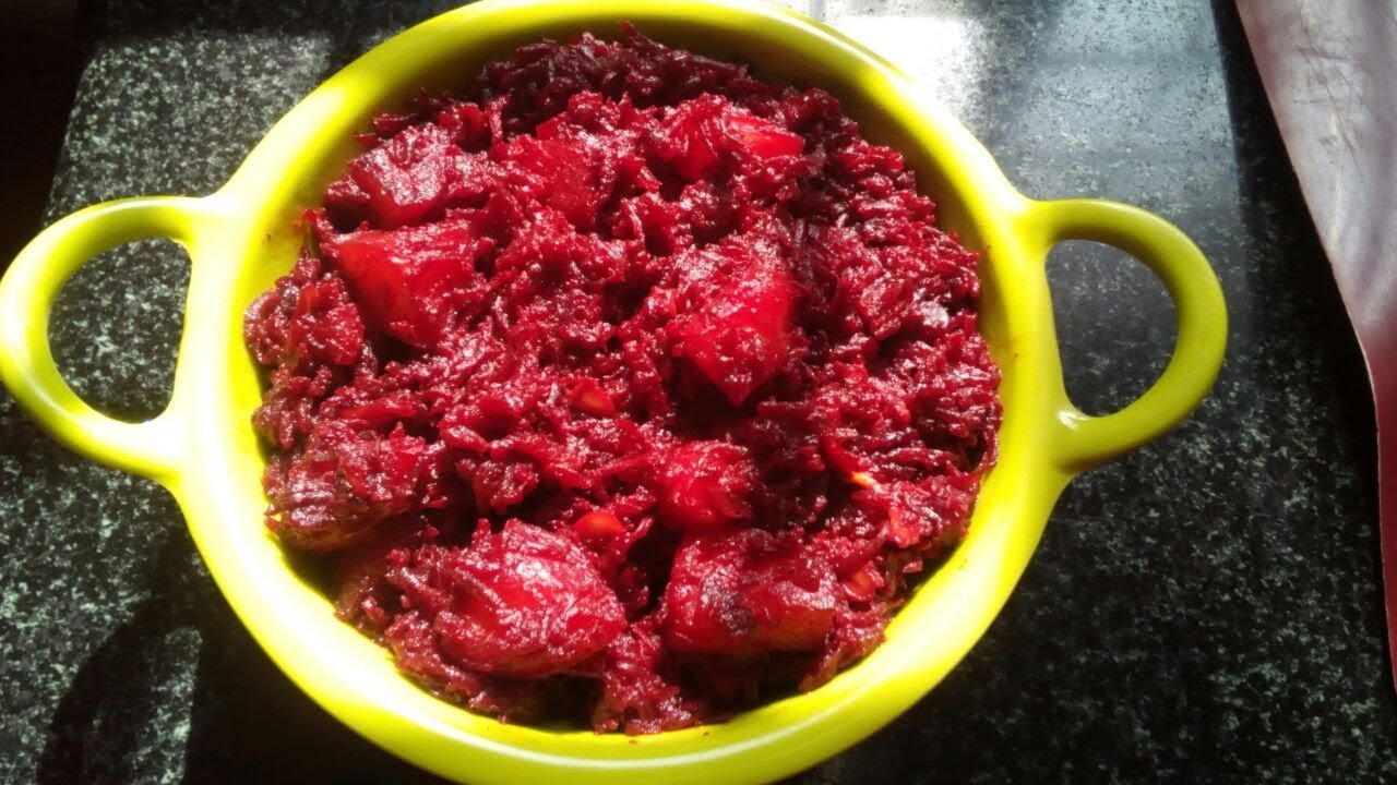 Beetroot Potato Fry | Beetroot Aloo Curry | - YouTube