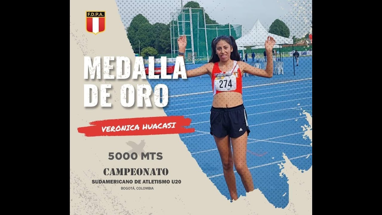 𝐕𝐄𝐑𝐎𝐍𝐈𝐂𝐀 𝐇𝐔𝐀𝐂𝐀𝐒𝐈 𝐆𝐀𝐍𝐀 𝐌𝐄𝐃𝐀𝐋𝐋𝐀 𝐃𝐄 𝐎𝐑𝐎 𝐄𝐍 𝐒𝐔𝐃𝐀𝐌𝐄𝐑𝐈𝐂𝐀𝐍𝐎 𝐃𝐄 𝐀𝐓𝐋𝐄𝐓𝐈𝐒𝐌𝐎 𝐔𝟐𝟎 - 5000 METROS DAMAS. - YouTube