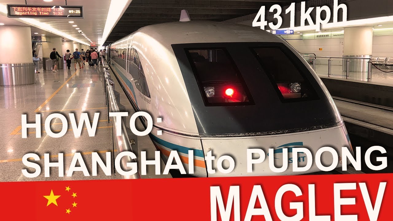 Shanghai MAGLEV TRAIN - The FASTEST Train in the WORLD at 431km/h ...