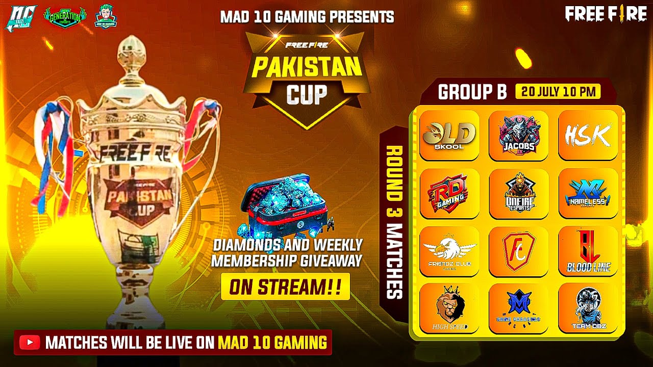 FFPC ROUND 3 GROUP 2 MATCHES | FREE FIRE TOURNAMENTS - PRESENTED BY ...