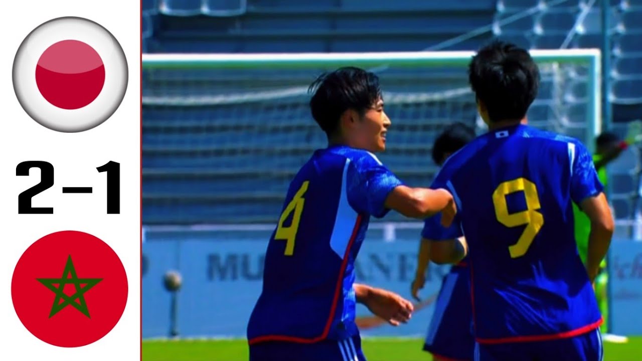 أهداف مباراة المغرب واليابان اليوم 2-1 | Japan u19 vs Morocco u20 - YouTube