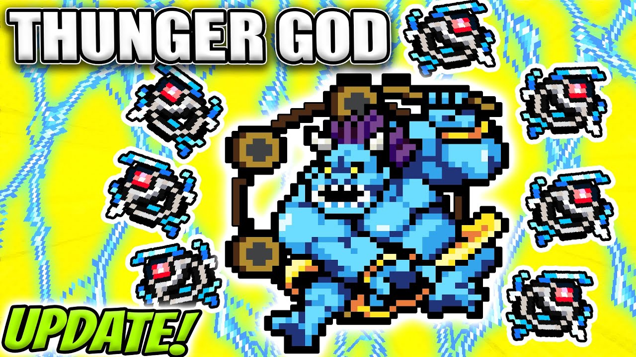 Thunder God Scorej Oni With 7 Lightning Rings in Vampire Survivors ...
