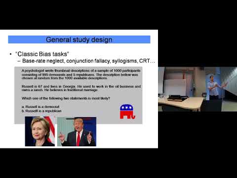 2016 06 21 Wim de Neys Heuristic Bias and Conflict Detection Quo Vadis Dual Process Theory def ...