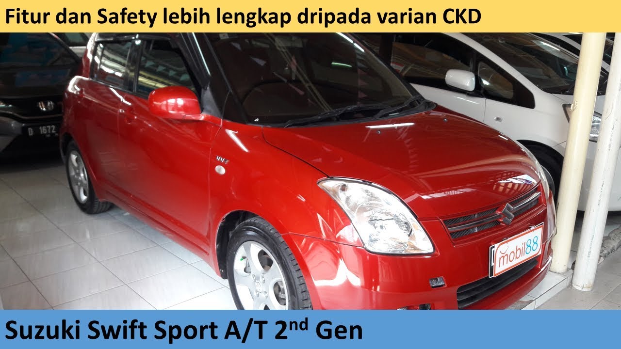Suzuki Swift 2nd Gen Sport A/T (2009) review - Indonesia - YouTube